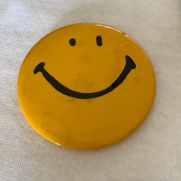 Jewelry | Vintage Smiley Face Pin | Poshmark
